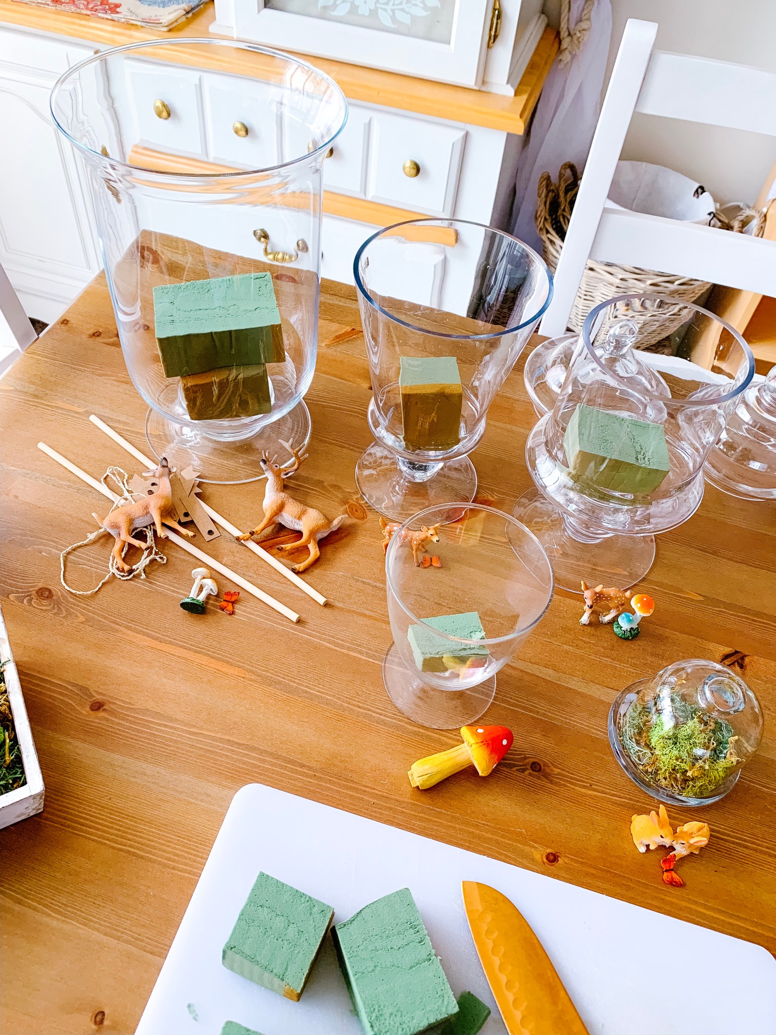 DIY FALL TERRARIUM CENTREPIECES