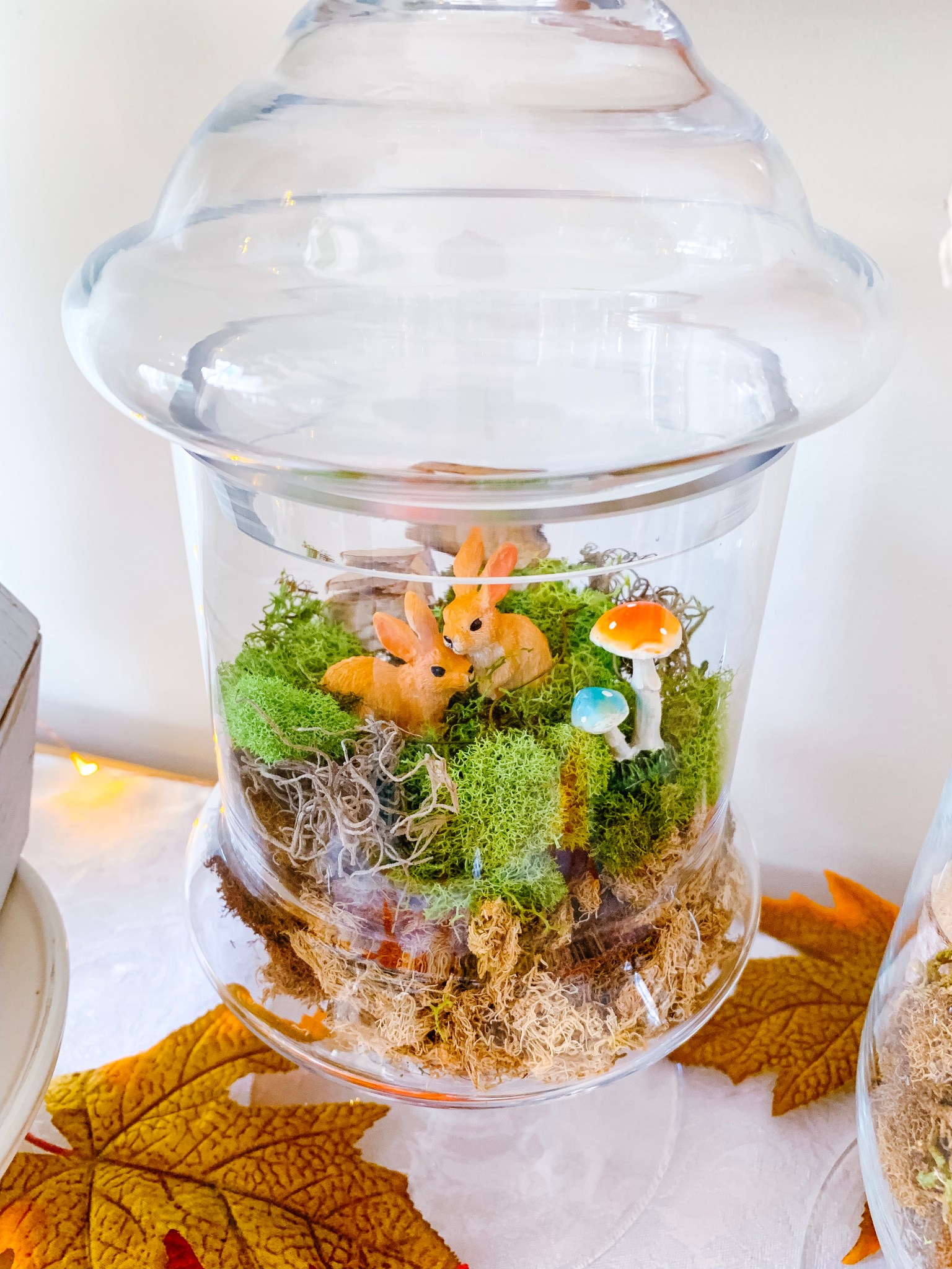 DIY FALL TERRARIUM CENTREPIECES