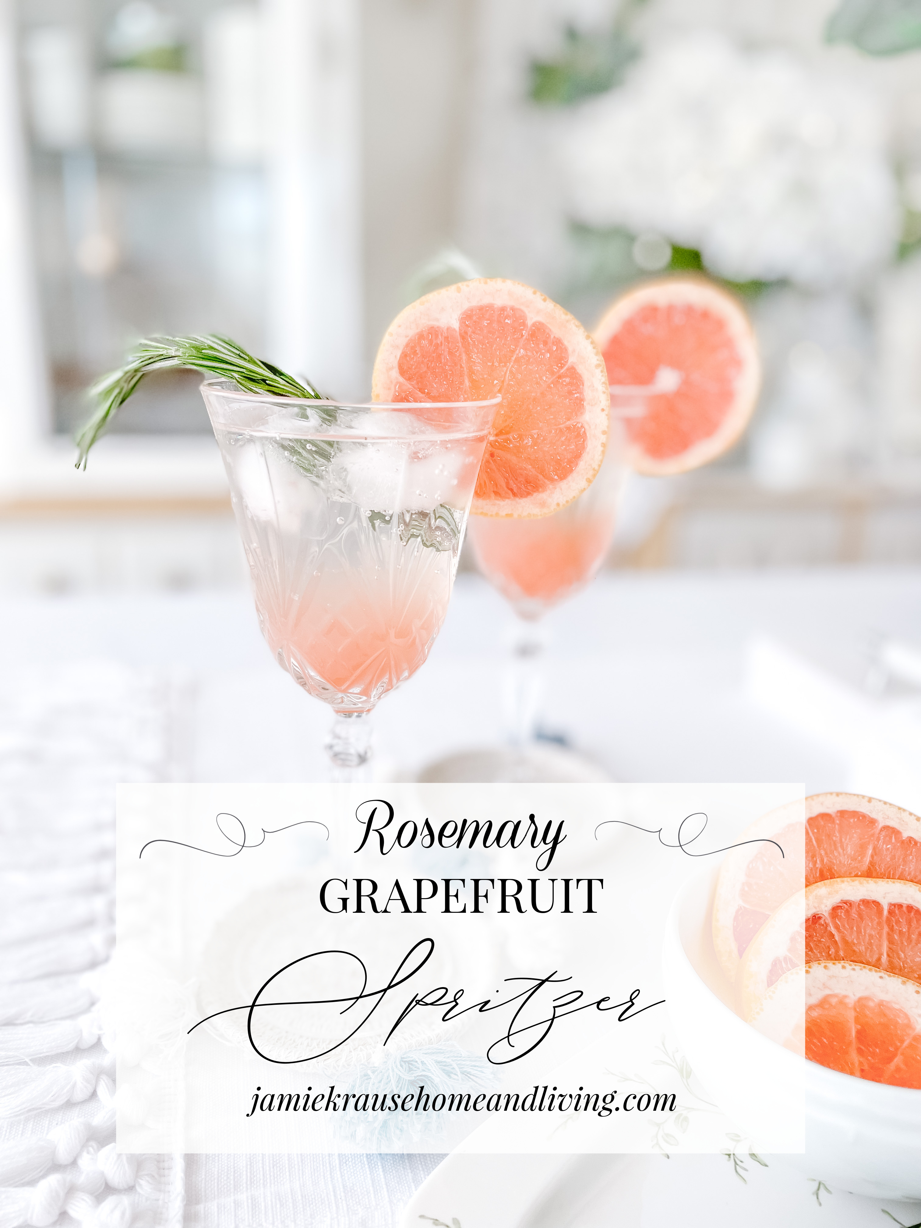 ROSEMARY GRAPEFRUIT SPRITZER