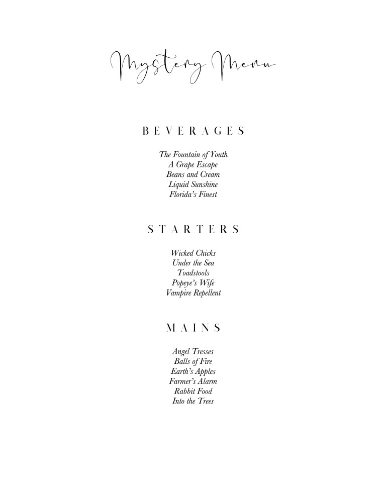 HOSTING A MYSTERY MENU DINNER PARTY (WITH FREE PRINTABLES)